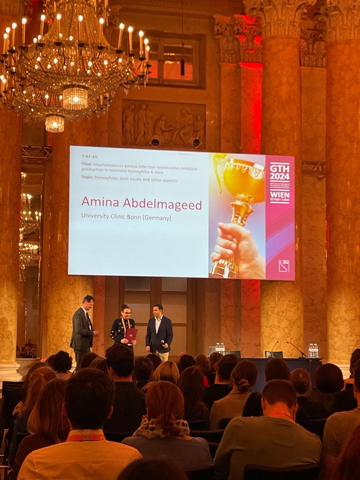 The Becker-Gotot group is awarded at the GTH 2024 in Vienna